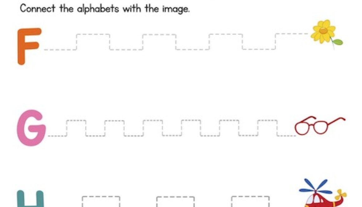 English Alphabets Worksheets for Pre-K Archives - For Kids Education