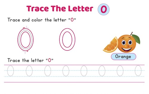 English Alphabets Tracing Worksheet (Uppercase & Lowercase)