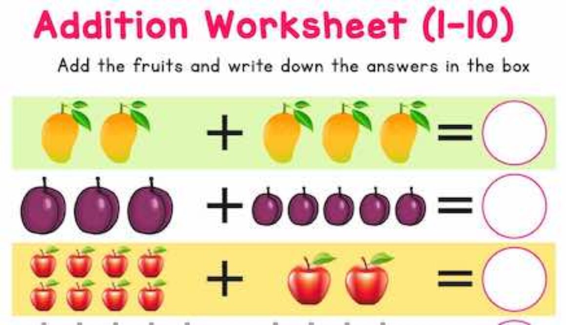 Math Worksheets for Kindergarten Archives - For Kids Education