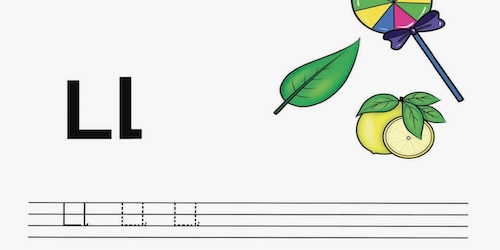 Trace And Write Letter "L" | Free PDF Printable - For Kids Education