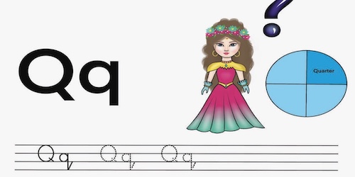 Trace And Write Letter "Q" | Free PDF Printable - For Kids Education